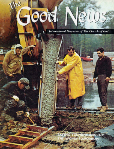The Good News Magazine 1970-1979 - Church Of God Little Flock